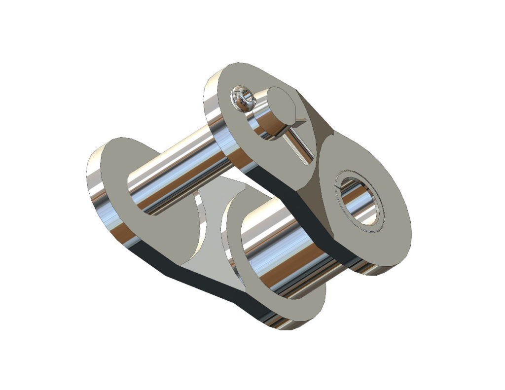 MAXCO Hi-Max® 06BSS 304 Stainless Steel Offset Link Cotter Pin Type ISO ...