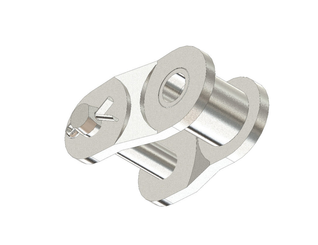 MAXCO Hi-Max® 80NP Nickel Plate Offset Link Cotter Pin Type ASME/ANSI ...