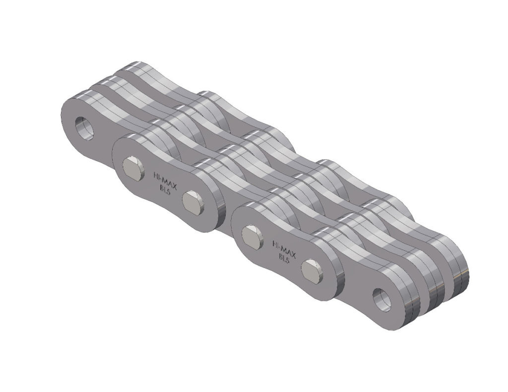 MAXCO Hi-Max® BL546 Riveted ASME/ANSI Leaf Chain, 4 x 6 Lacing, 100ft ...