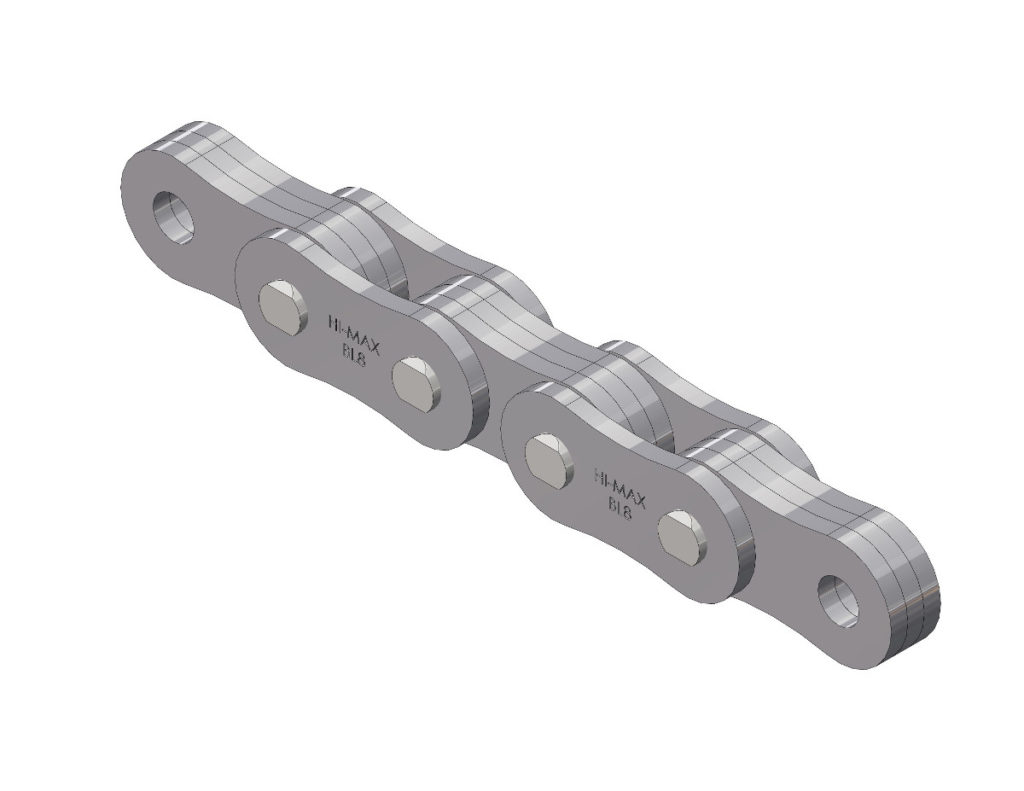 MAXCO Hi-Max® BL823 Riveted ASME/ANSI Leaf Chain, 2 x 3 Lacing, 50ft ...