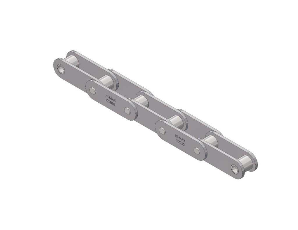 MAXCO Hi-Max® C2080H Riveted ASME/ANSI Double Pitch Roller Chain, 10ft ...