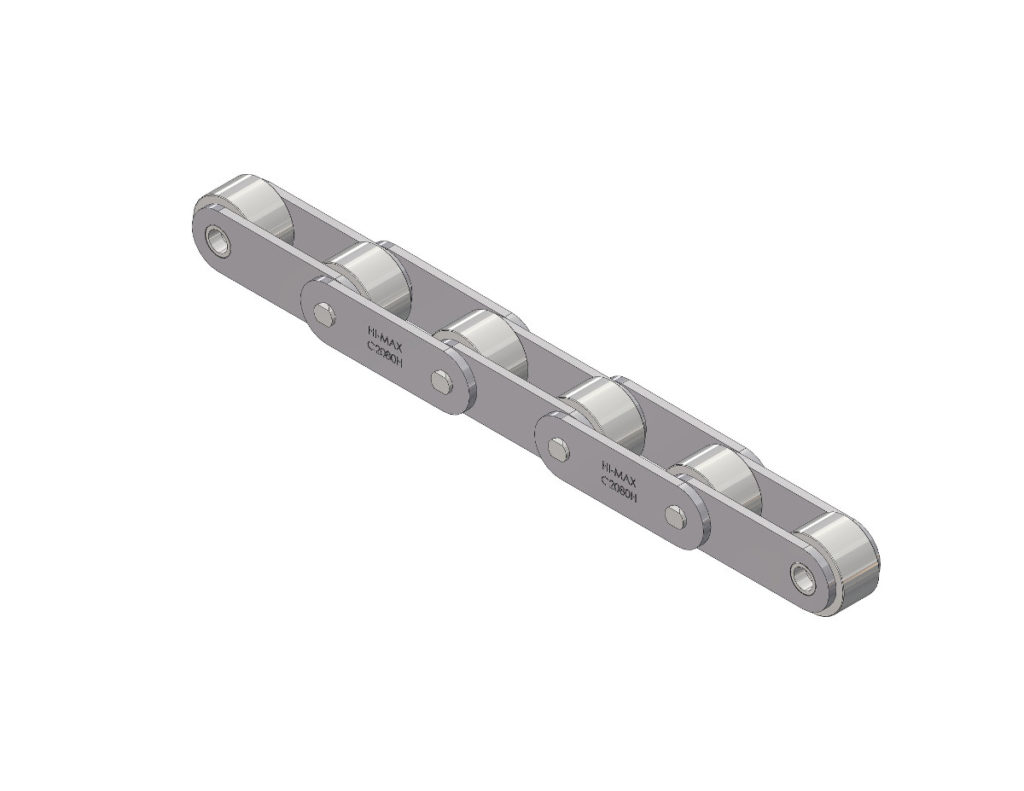 MAXCO Hi-Max® C2082H Riveted ASME/ANSI Double Pitch Roller Chain, 10ft ...